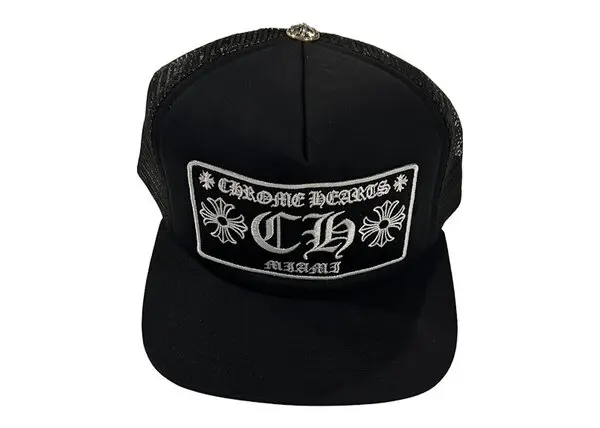 Chrome Hearts Miami Exclusive Trucker Cap - Black