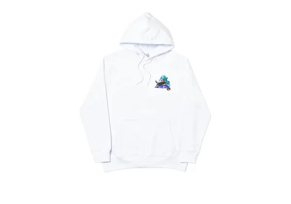 PALACE Octo Hood - White