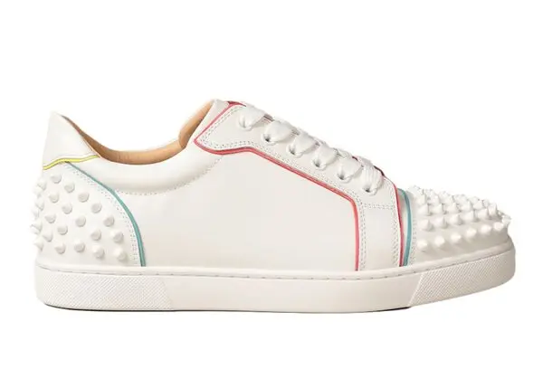 CHRISTIAN LOUBOUTIN Vieira 2 Low-top Sneakers - White/red/green