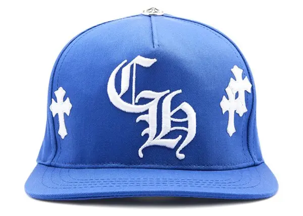 Chrome Hearts Cross Patch Baseball Cap - Blue