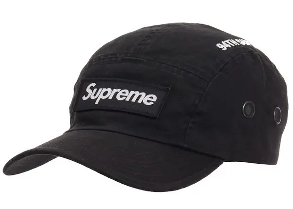 Supreme Military Camp Cap - Black