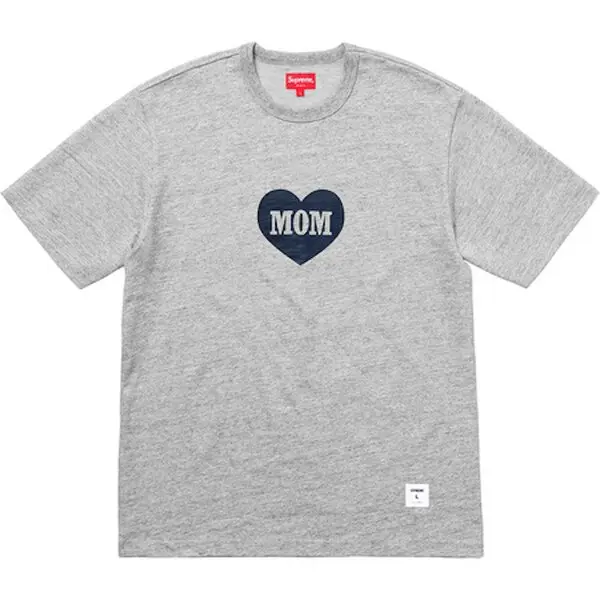 Supreme Mom Short Sleeve Top - Heather Grey