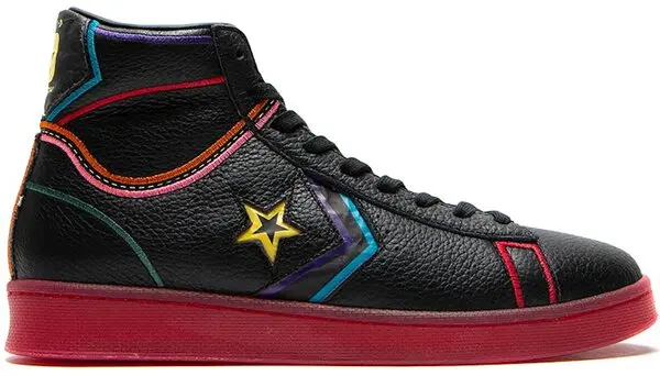CONVERSE Pro Leather Mid Chinese New Year Sneakers - Black/multi/red