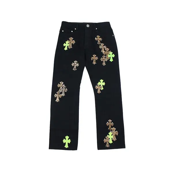 Chrome Hearts Cross Patch Jeans