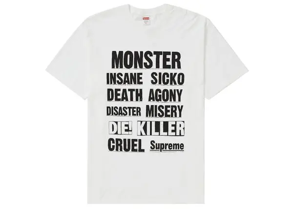 Supreme Monster Tee Shirt - White