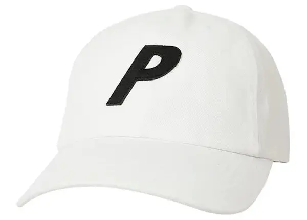 PALACE P 6-panel Cap Fw22 - White