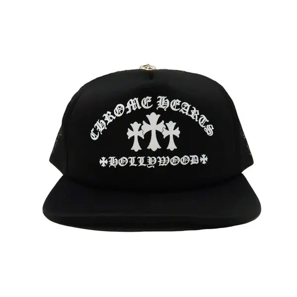 Chrome Hearts King Taco Trucker Hat - Black/white