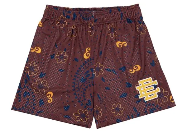 ERIC EMANUEL Ee Basic Short - Maroon Paisley