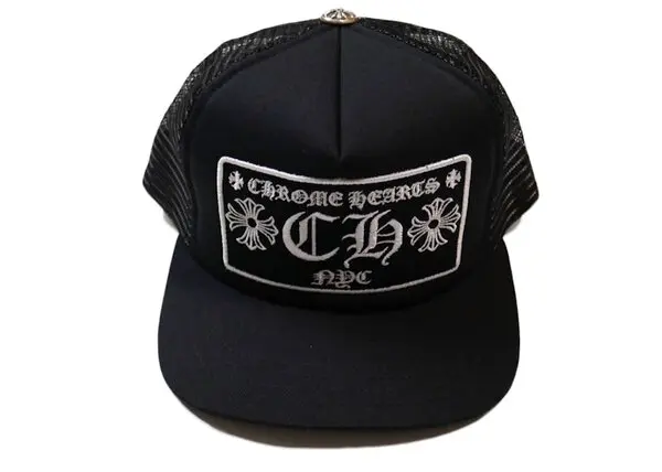 Chrome Hearts New York City Trucker Hat - Black