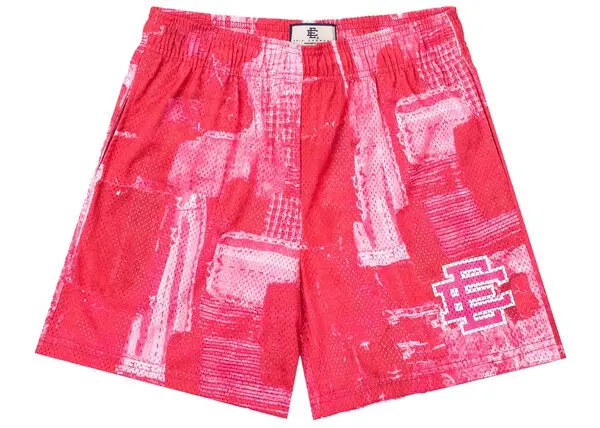 ERIC EMANUEL Ee Basic Short - Pink Boro Patchwork