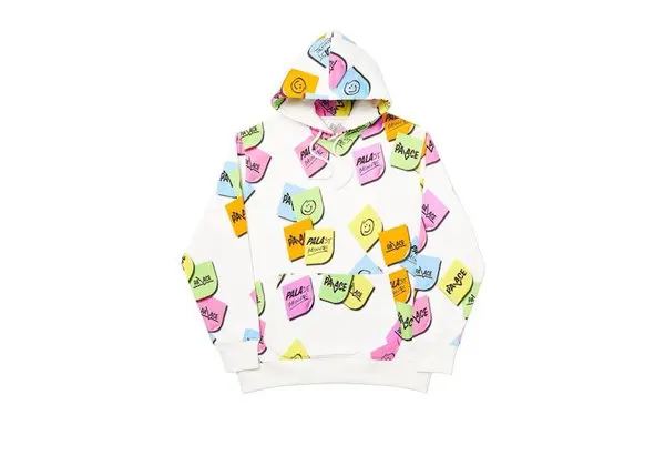 PALACE Palast Minute Aop Hood - White