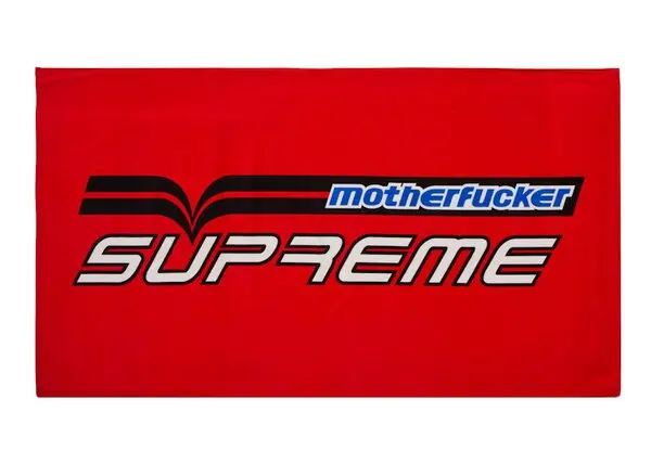 Supreme Motherfucker Towel - Red