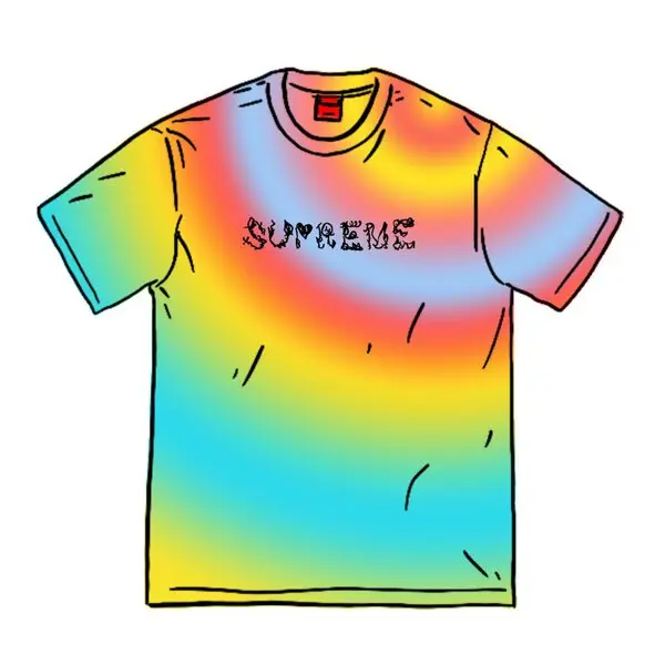 Supreme Morph Tee Shirt - Tie Dye