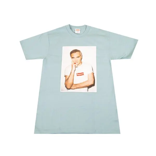 Supreme Morrissey Tee Shirt - Slate Blue