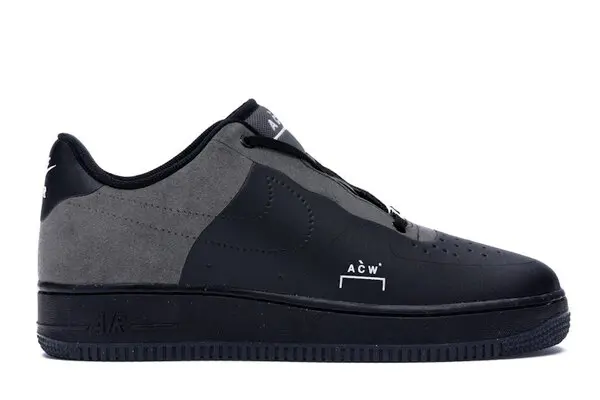 Nike Air Force 1 Low A Cold Wall Sneakers - Black/white/dark Grey