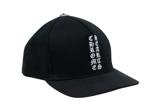 Chrome Hearts Vertical Logo Cap - Black