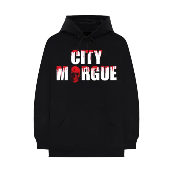 CITY MORGUE X Vlone "dogs" Hoodie - Black