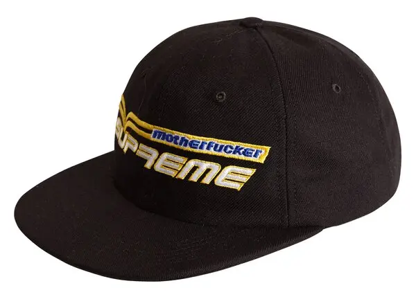 Supreme 6 Panel Cap - Black