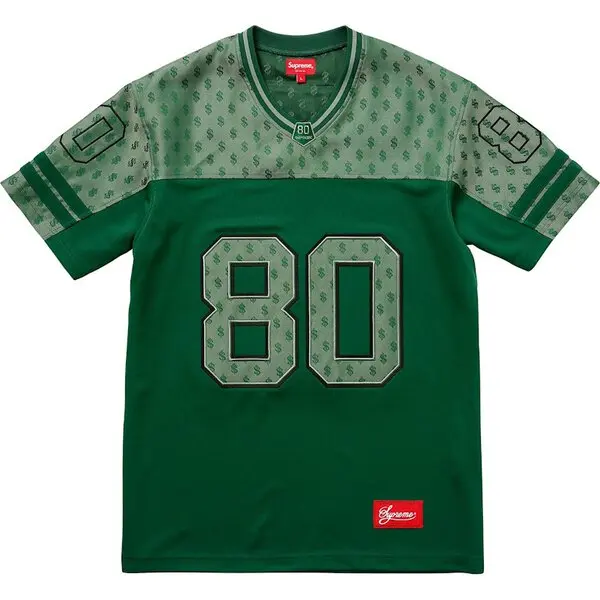 Supreme Monogram Football Jersey - Dark Green