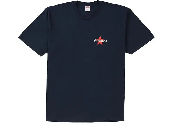 Supreme Money Power Respect Tee Shirt - Navy Blue