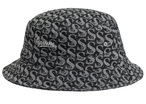 Supreme Monogram Denim Crusher - Black