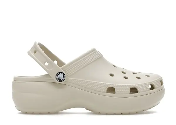 CROCS Classic Platform Clog - Bone