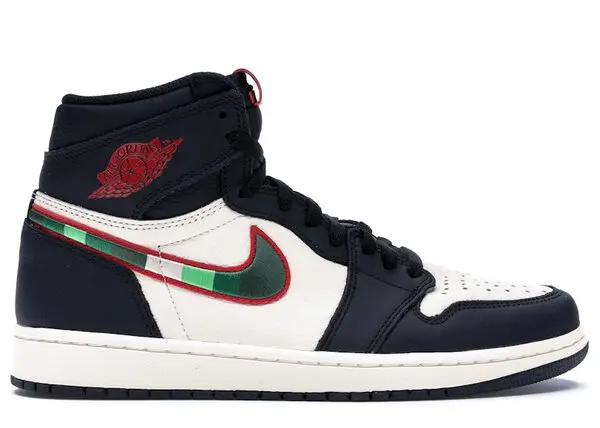 JORDAN 1 Retro High Sports Illustrated - Black/varsity Red/sail