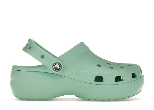 CROCS Classic Platform Clog - Jade Stone Green