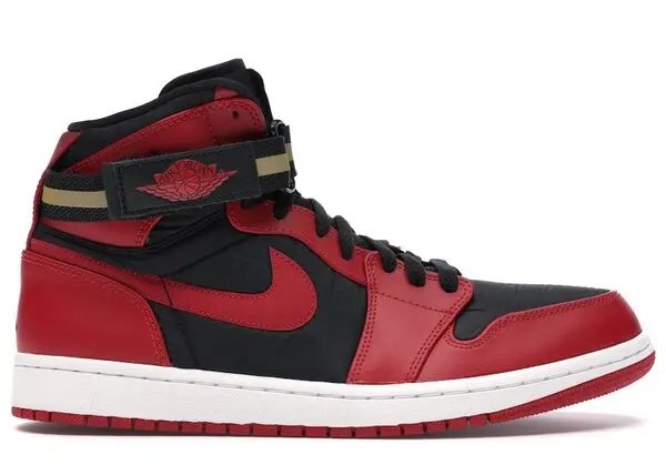 JORDAN 1 Retro High Strap - Black/gym Red/white