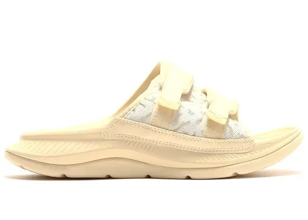 Hoka One One Hoka Ora Luxe Slides - Shortbread/eggnog