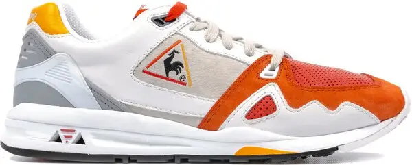 LE COQ SPORTIF R1000 High Top Sneaker - White/red