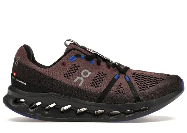 On Running Cloudsurferin - Black/cobalt Blue
