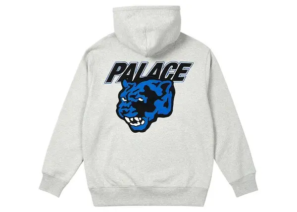 PALACE Panther Hood - Grey Marl