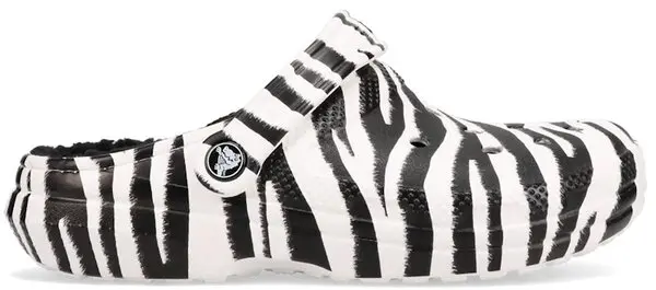 CROCS Classic Clog Zebrain - Black/zebra Print