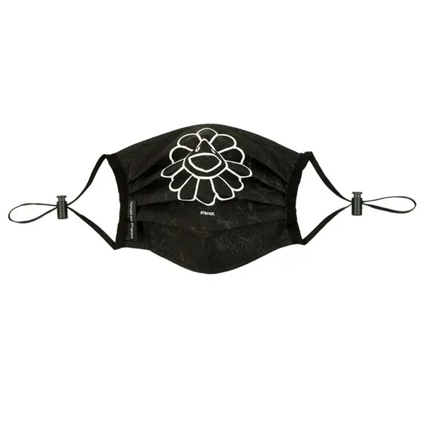 TAKASHI MURAKAMI Kaikai Kiki Flower Face Mask - Black/white