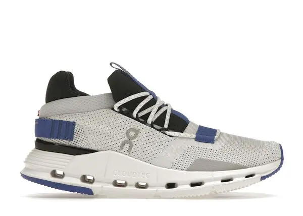 On Cloudnova Sneakers - White/cobalt Blue