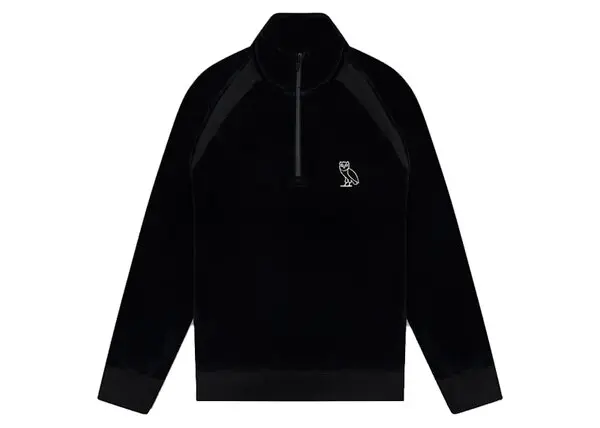 OVO Velour Quarter Zip Sweatshirt