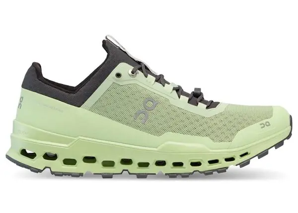 On Cloudultrain Athletic Sneakers - Limelight/eclipse