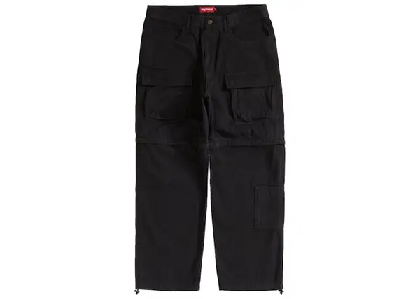 Supreme Zip-off Utility Pant - Black