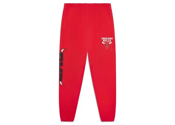 OVO X Nba Bulls Fleece Pant - Red