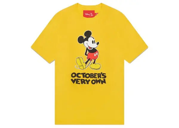 OVO X Disney Classic Mickey T-shirt - Yellow