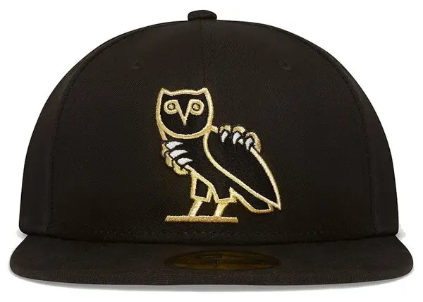 OVO X Nba Raptors New Era 59fifty Fitted Hat - Black