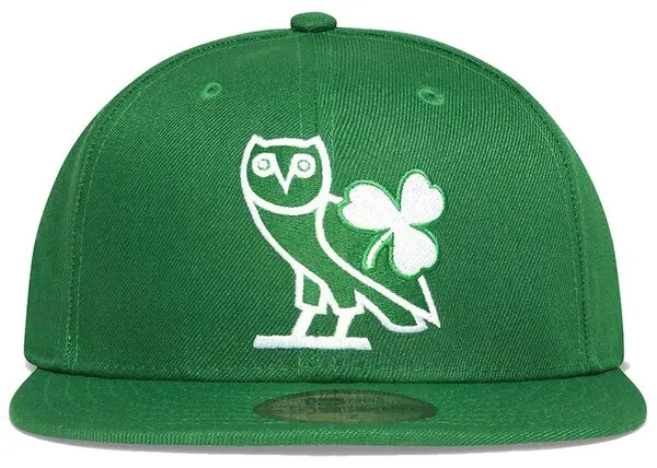 OVO X Nba Celtics New Era 59fifty Fitted Hat - Green
