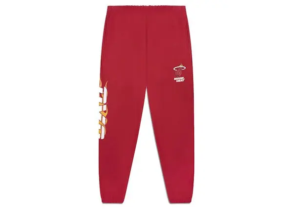 OVO X Nba Heat Fleece Pant - Red