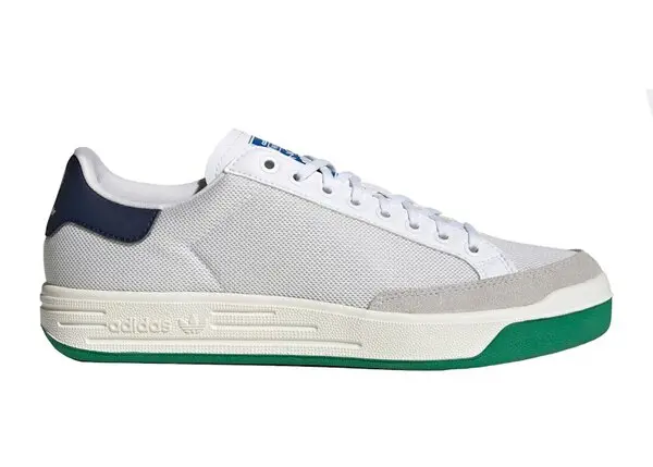 Adidas Rod Laver Noah Sneakers - Cloud White/green/collegiate Navy Blue