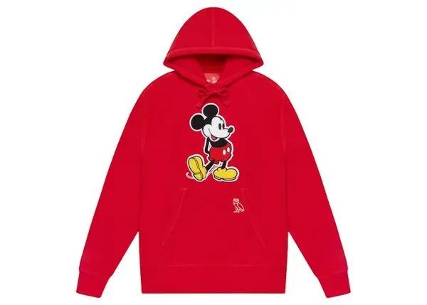 OVO X Disney Classic Mickey Hoodie - Red