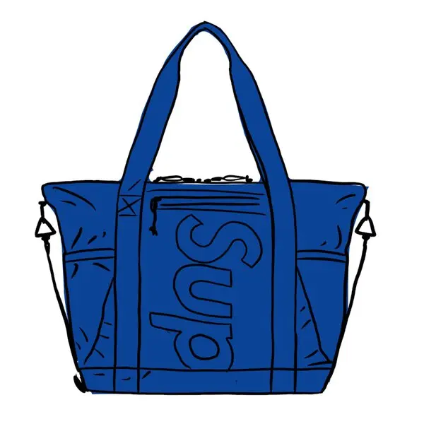 Supreme Zip Tote - Blue