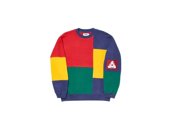 PALACE Patch Up Ya Life Crew - Multicolor