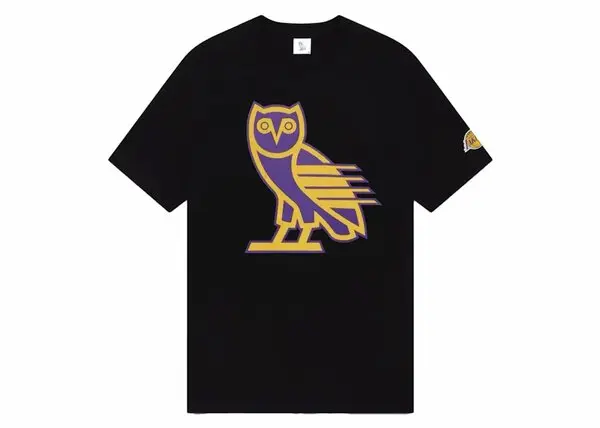 OVO X Nba Lakers Og Owl Tee Shirt