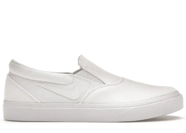Nike Sb Charge Slip-on Sneakers - White/black